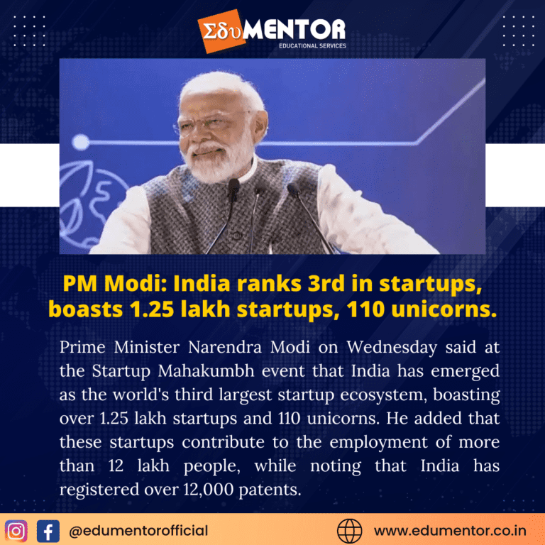 India emerged as world's third largest startup ecosystem with over 1.25 ...