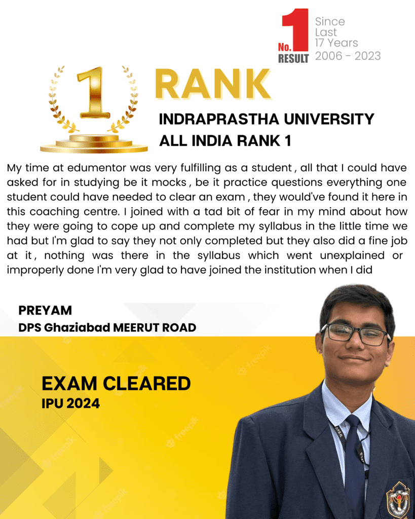 IPU 2025 - EduMENTOR | Best Entrance Test Preparation Institute